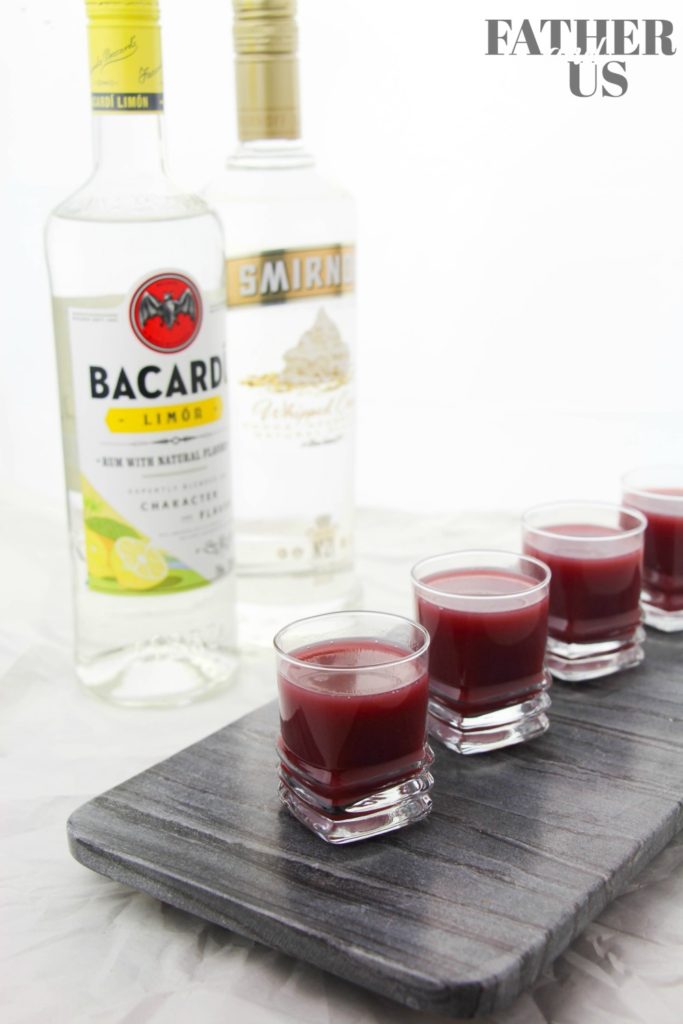 Easy to Make Blueberry Blitz Shots-The Perfect Party Drink