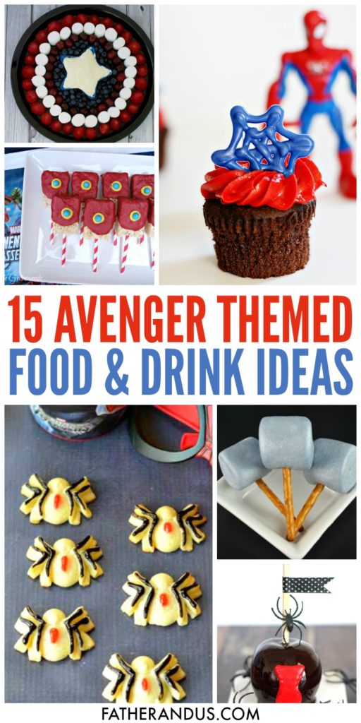 The avengers party food ideas - Father and Us